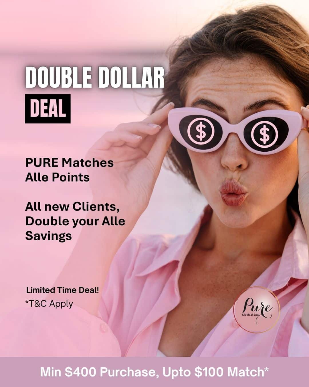 Double your Deal Offer | Alle Reward Points | Pure Med Spa