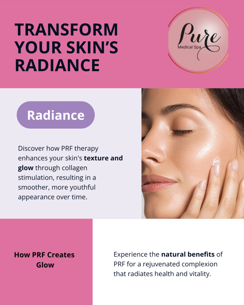 How PRF Boosts Skin Radiance and Texture Over Time - PURE Medical Spa
